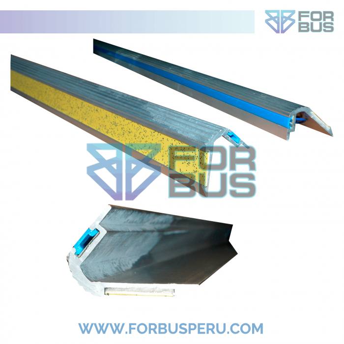 PERFIL PVC PARA VIDRIO PEGADO TAPA 48MM NAC - VARILLA 6M - Forbus Perú SAC